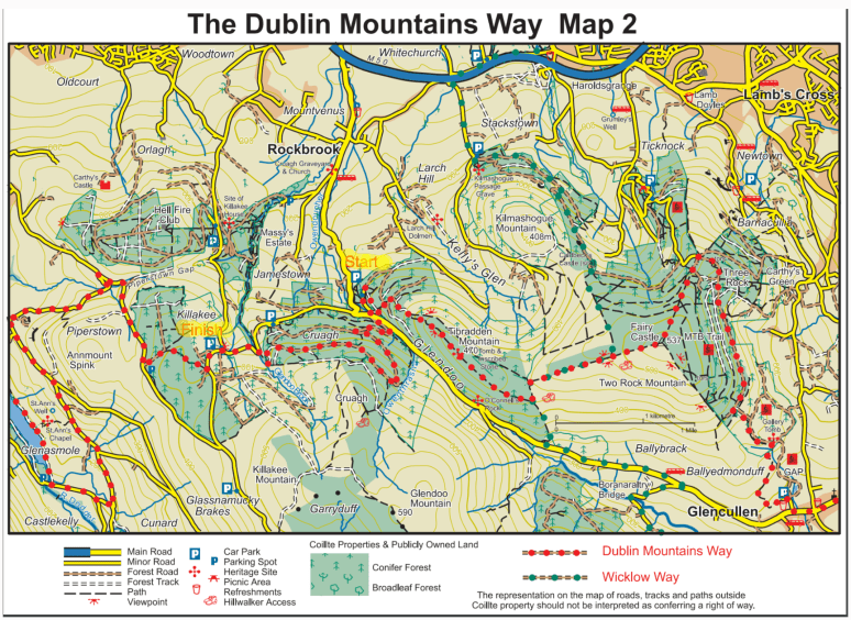 Dublin Mountains Way – Day 5 – Tibradden Wood to Killakee – Shells ...